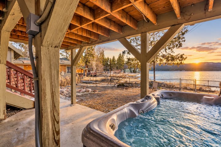 Lakeshore Cabin-hot Tub-pool Table-boat Dock- - Big Bear Lake
