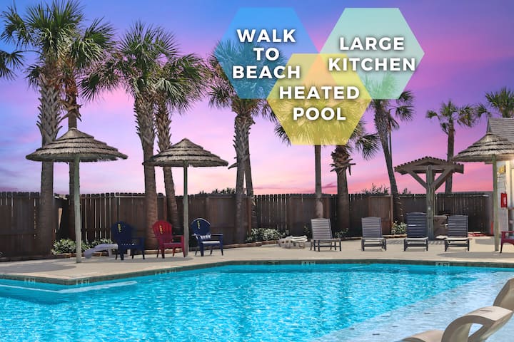Large Pool • Beach Walkable • Beach Gear • Grill • - Corpus Christi, TX