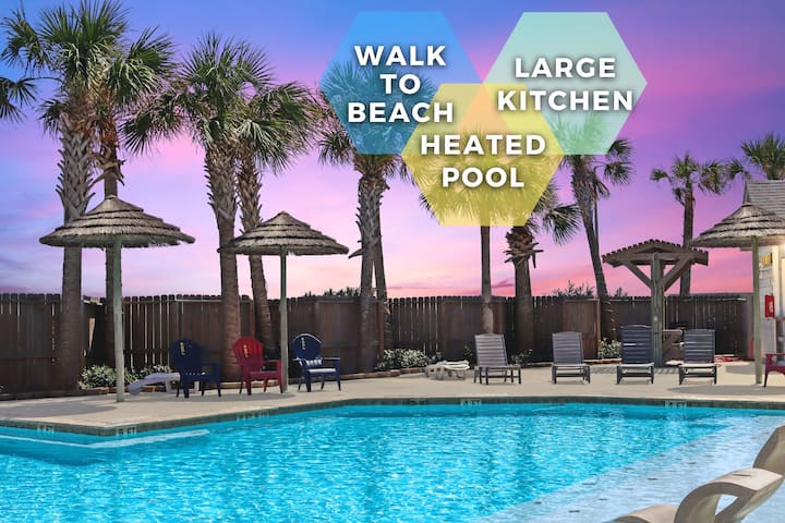 Large Pool • Beach Walkable • Beach Gear • Grill - North Padre Island, TX
