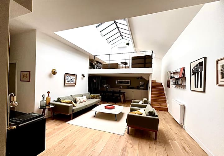 Loft Familial Aux Batignolles Avec Climatisation - 파리