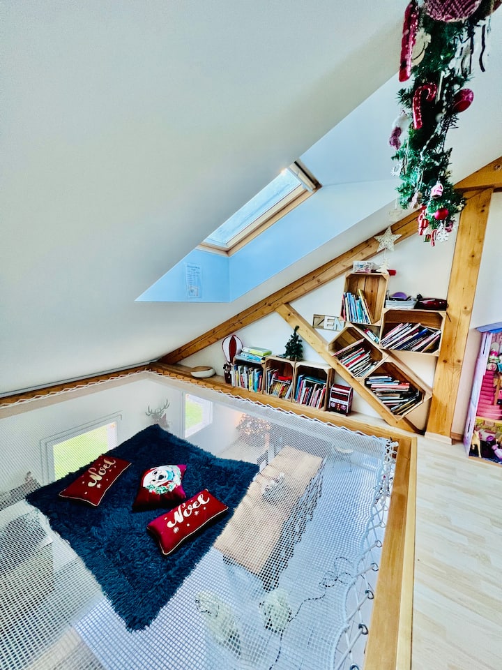 Maison Cocooning-12 Pers-lit Cabane-filet - Lac Blanc