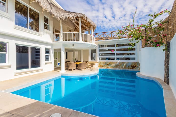 Lux 7-br Villa,prívate Pool,walk Downtown&marina - Cabo San Lucas