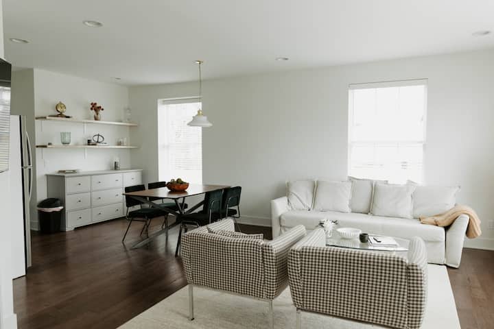 Earthy Inspired Neutral Parisian Home - Cleveland, OH