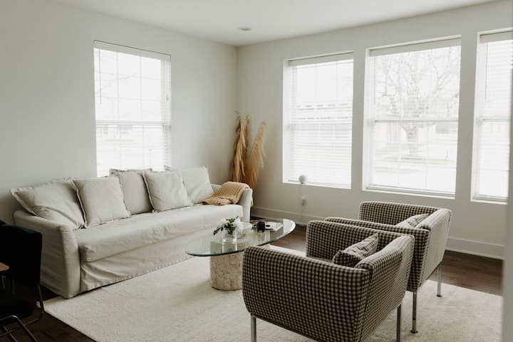 Earthy Inspired Neutral Parisian Home - Cleveland