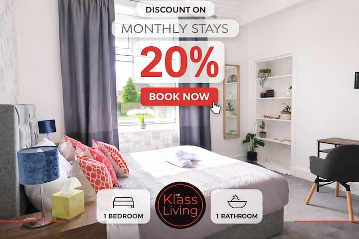 Mossen Apartment By Klass Living - Motherwell