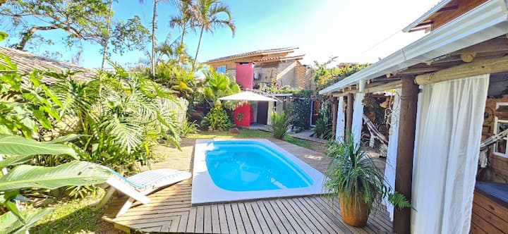 Casa De Praia Estilo Pousada Com Piscina E Spa - Imbituba