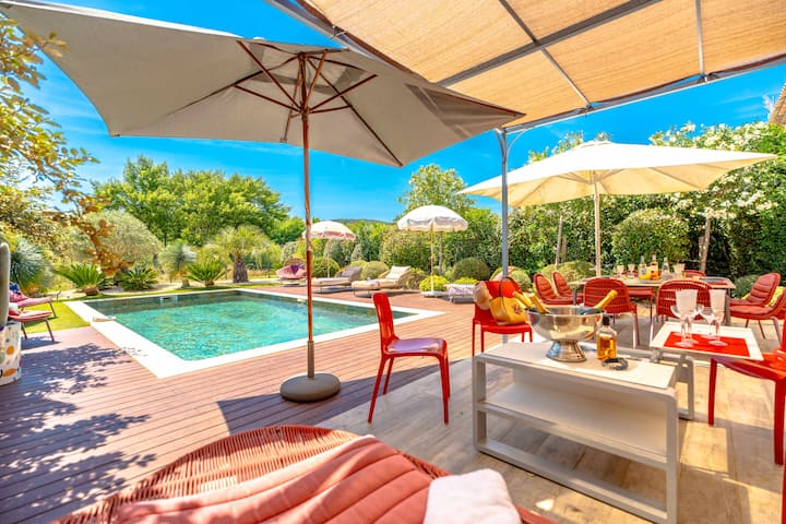 Villa Les Mures  Piscine, Jardin  Shellter - Grimaud