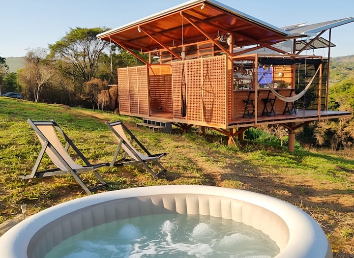 Casa Igarapé: Eco Cabana Em Terra C/ Hidro E Vista - Brazil
