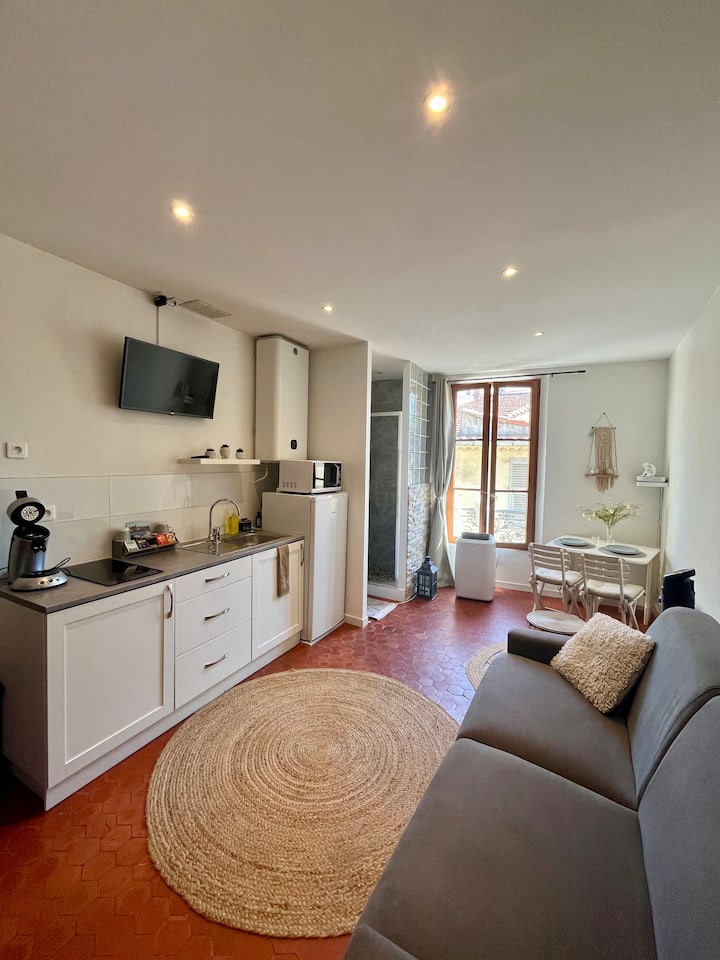 Cocooning Studio Rénové Coeur Vieil Antibes - Antibes