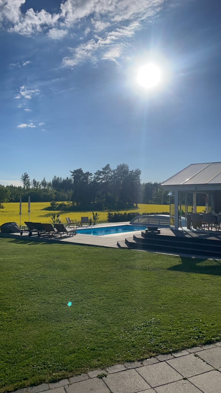 Hus Med Egen Pool,spabad,stort Uterum Bastu Mm - Linköping