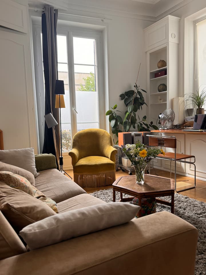 Appartement Charmant Et Paisible Sur Jardin - Boulogne-Billancourt