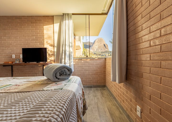 Apartamento De 1 Quarto Com Vista Para Pedra Azul - State of Espírito Santo