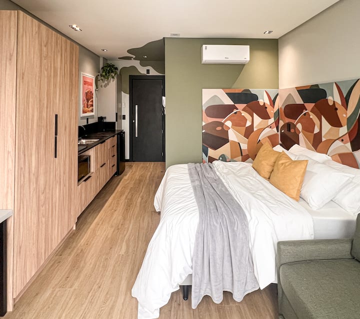 Loft 200m From Vila Germânica - Close To Downtown - Blumenau