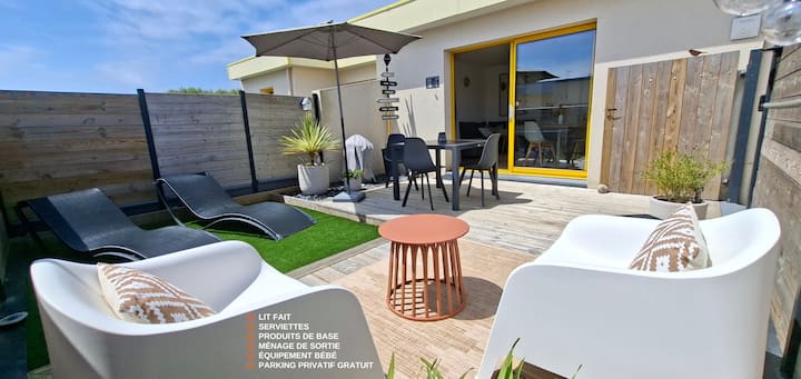 Plage-gr34 à 100m, Piscine Couverte Chauffée - Plougonvelin