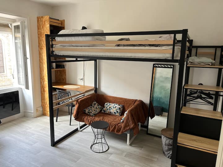 Superbe Studio Place Canclaux - Nantes