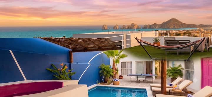 8 Suites Retreatpool, Ocean Views & 2 Hottub - Cabo San Lucas