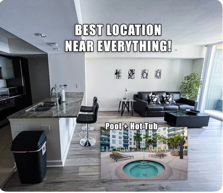 New Stylish Luxury Apartment! - Tampa Airport (TPA)