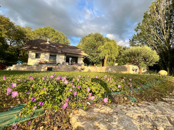Charmante Maison Avec Piscine Et Beau Jardin - Annecy