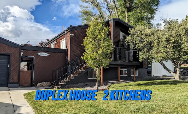 Duplex House: 6 Br, 2 Kitchens, Groups, Desks, Bbq - Provo, UT