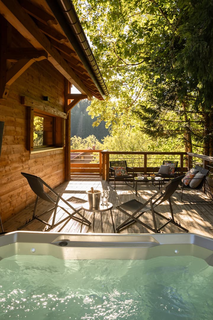 Chalet Les Cimes - Sauna - Jacuzzi - La Bresse