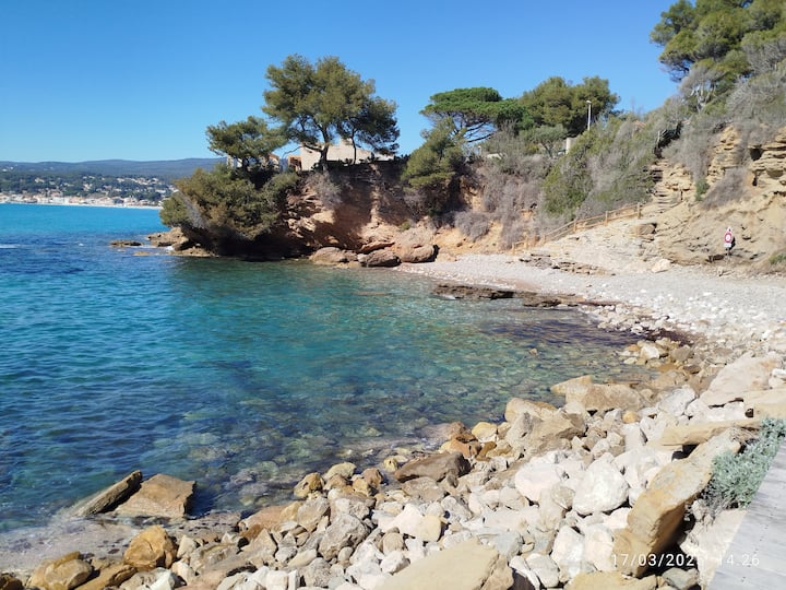 Charmant Studio à 200m De La Mer Et Des Criques. - La Cadière-d'Azur