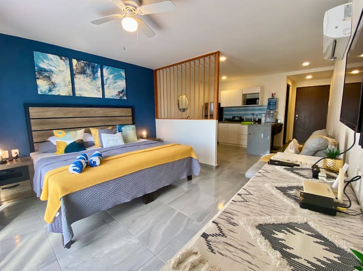 Centrally Located Studio W/rooftop & Plunge Pool - Playa del Carmen