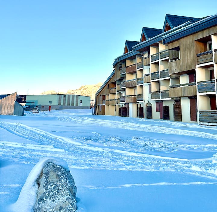 Appartement Cosy à 30m Des Pistes - Ski Aux Pieds - Flaine