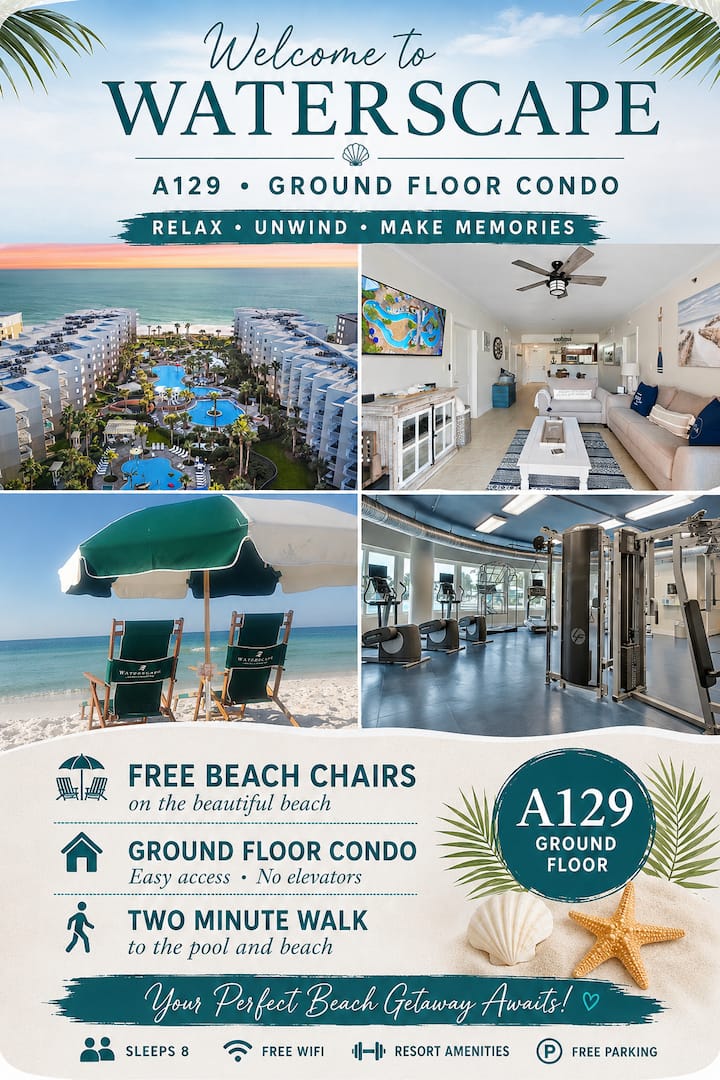 Super Host Beachfront Condo, Free Beach Chairsa129 - Okaloosa Island, FL