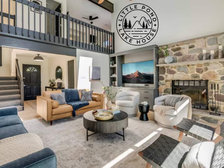 Lake Naomi Waterfront House | Dock+hot Tub|poconos - Pocono Lake