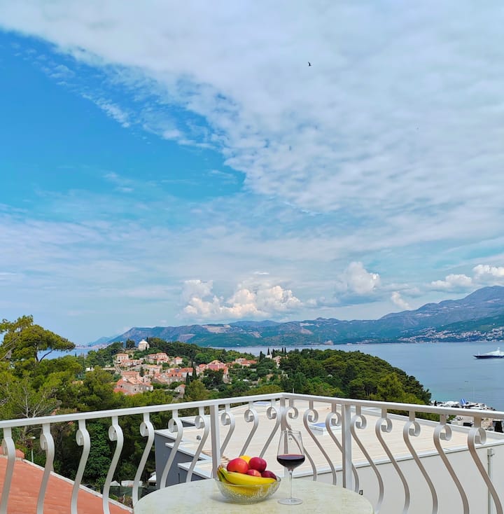 Soba S Balkonom I Pogledom Na More - Cavtat