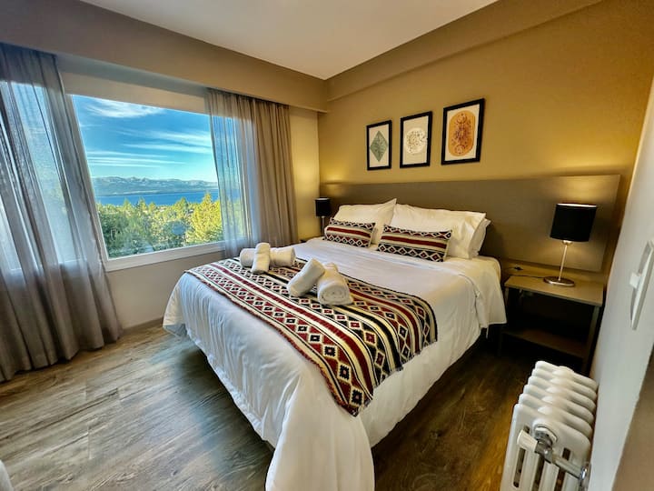 3 Moderno Departamento Vista Al Lago Parking Wifi - 산카를로스데바릴로체