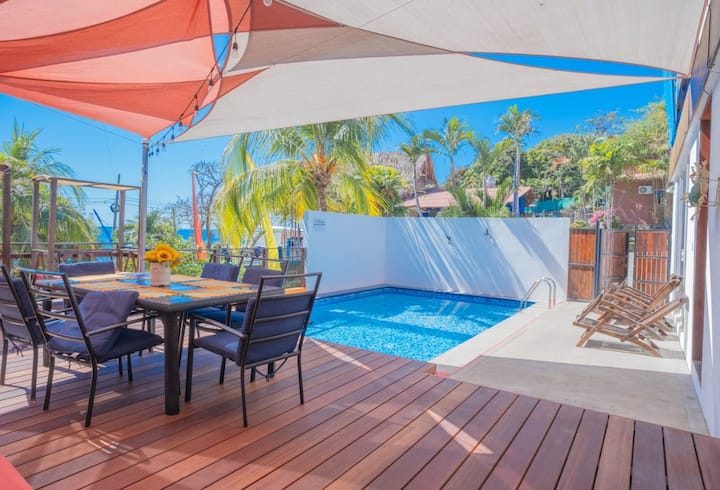 Kayu Beach  House W/pool @ Sunzal | El Tunco 2023 - El Salvador