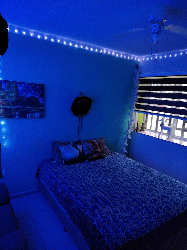 Cómoda Habitación Iluminada. - Villahermosa, Mexico