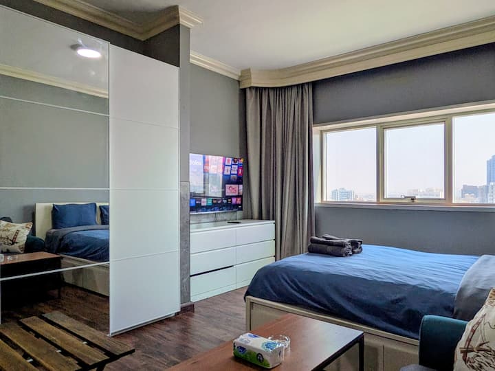 Fancy Economy Studio (Open City View & Marina) - Ajman