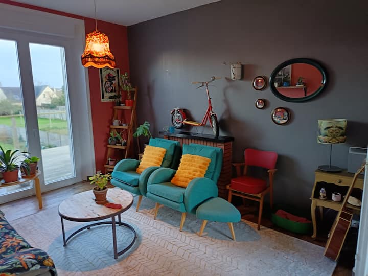 Belle Et Grande Maison Agréable - Plage de Kerlouan (Boutrouilles)