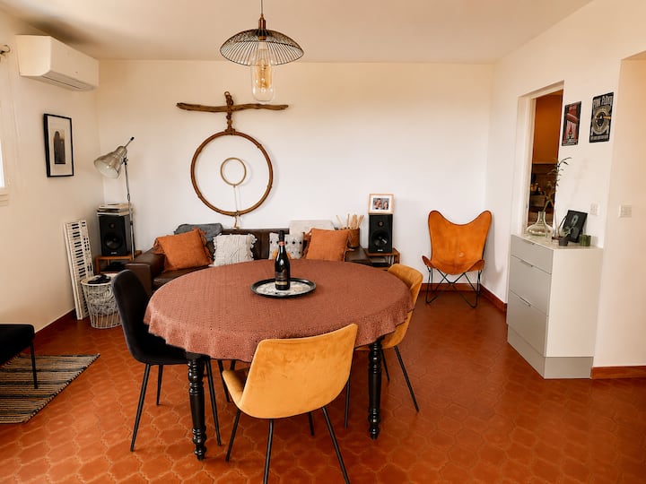 Maisonnette, Calme, Piscine, Tennis, Vue, Nature. - Fréjus