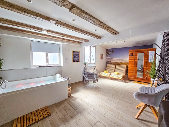 Charmant Havre Alsacien 60m² - Jacuzzi & Sauna - Strasbourg