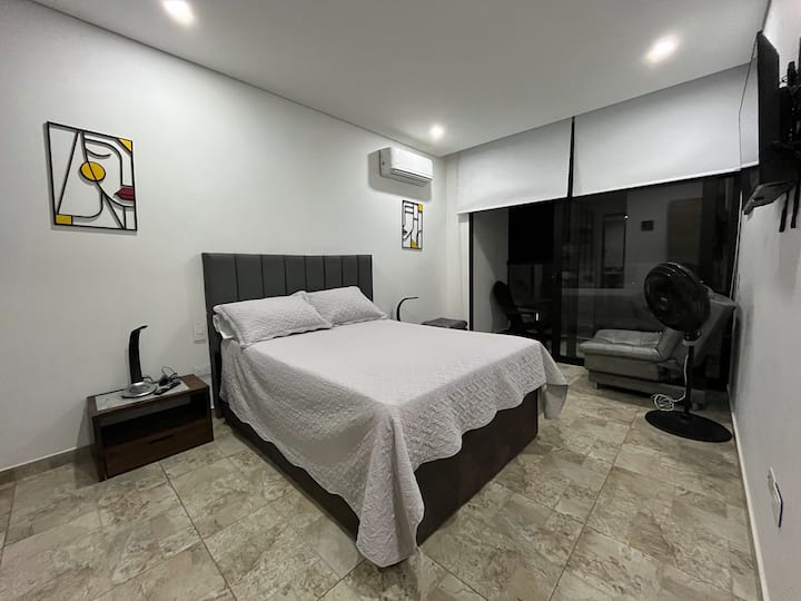 Modern Apt With Jacuzzi & Pool In El Rodadero - 聖塔馬它