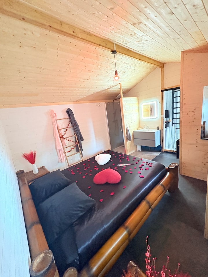 Chalet 4 Pers · Spa Privatif · Option Love Room - Soustons