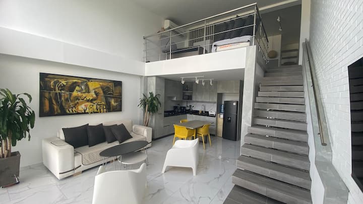 Penthouse Loft-a/c-con Vista Al Atardecer Y Al Mar - Puerto Colombia