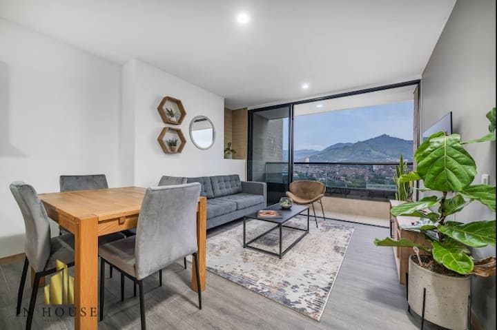 Class 48 2304 - Apt With Private Balcony/sabaneta - Sabaneta