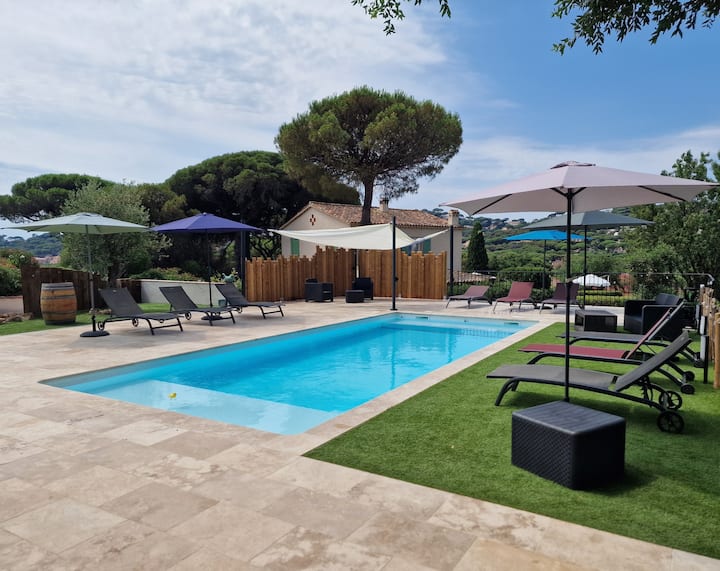 L'azuréenne - Piscine, Soleil Et Mer à Pied - Sainte-Maxime