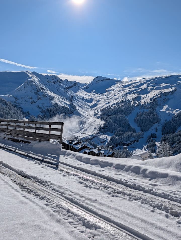 Vues Fantastiques, Spa, Piscine Et Restaurant. - Flaine