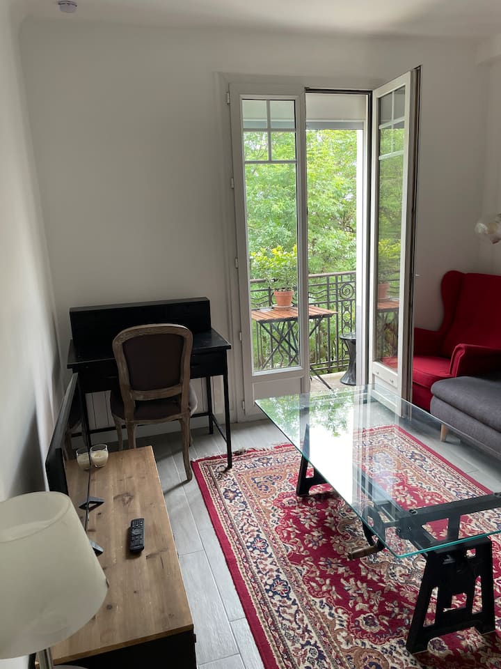 Cozy Studio. Butte Bergeyre. Paris - Rue Saint-Maur