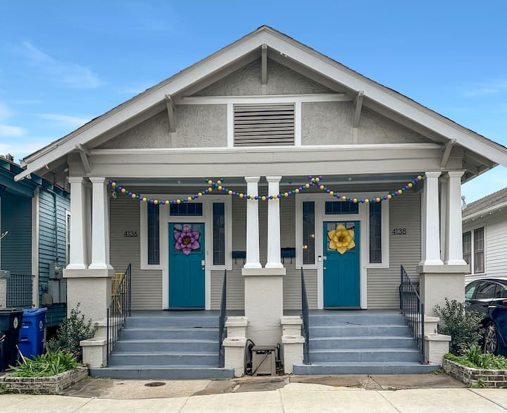 Charming Mid-city Shotgun Near Streetcar - Metairie, LA
