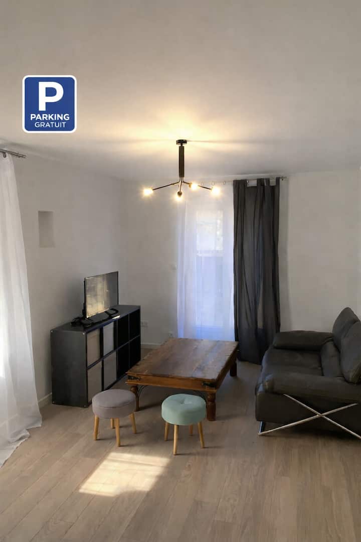 Calme à 10mn Grenoble T2 Parking Gratuit Tv Wifi - Meylan