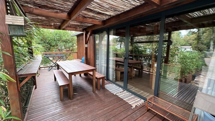 315 Chalet 3 Ch Bassin D'arcachon Camping 4étoiles - Bassin d'Arcachon