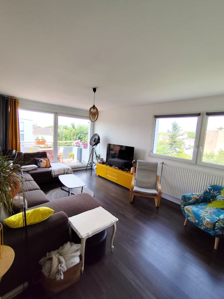 Lumineux, Proche Centre, Stationnement Gratuit - Strasburgo