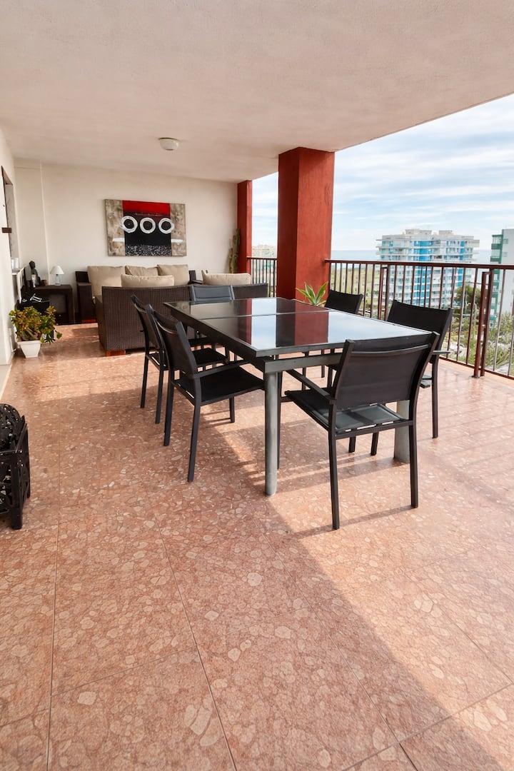 Fabuloso áTico Con Vistas Al Mar.  Ideal Familas - Benicàssim