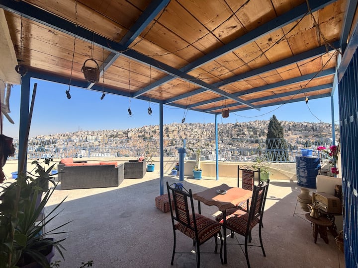 Magical View Rooftop In Rainbow St - Amman